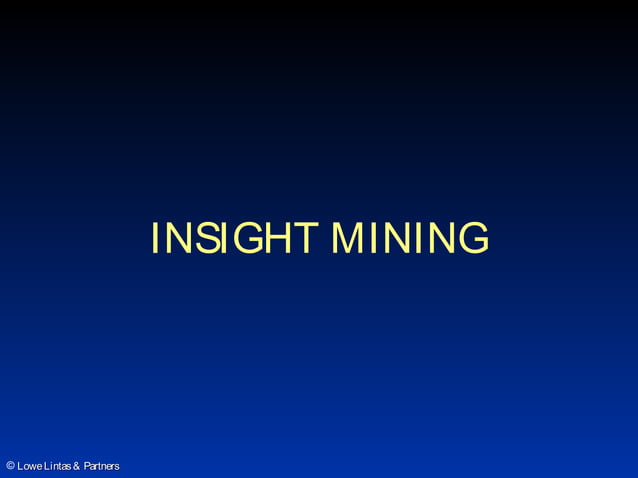 Insight mining | PPT