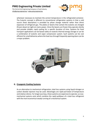 Insight on Seafood Transportation System- Regulation, Components, Multi- Compartment Vehicle ...
