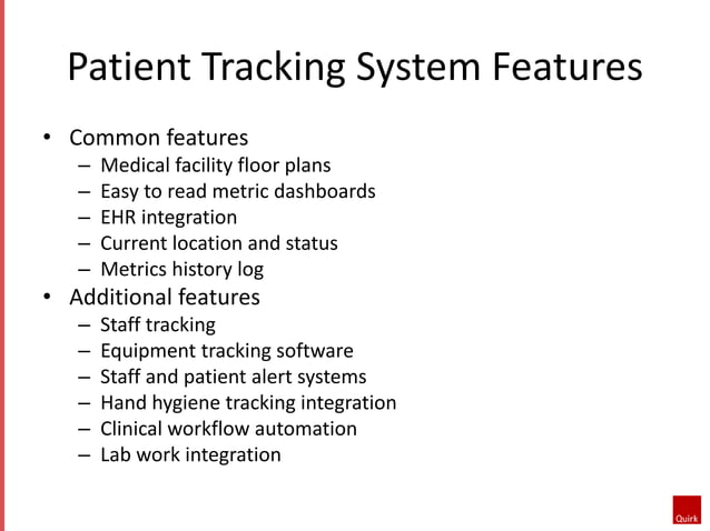 Insights Webinar - Patient Tracking Solutions | PPT Insights Webinar - Patient Tracking Solutions | PPT