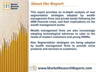 Insight Report - Innovative Client Segmentation in Wealth Management | PPTX