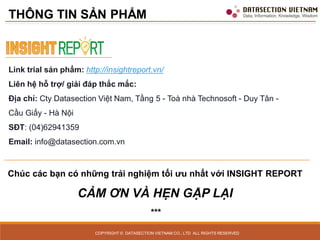 Insight report user_guide | PPT