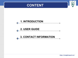Insight Report User Guide_English Version | PPT