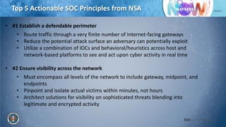 Insights from-NSAs-cybersecurity-threat-operations-center | PPT