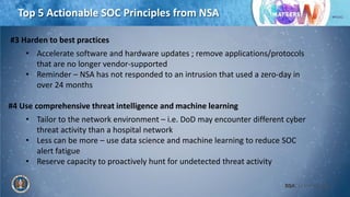 Insights from-NSAs-cybersecurity-threat-operations-center | PPT