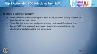 Insights from-NSAs-cybersecurity-threat-operations-center | PPT