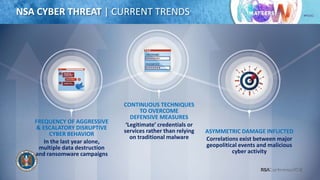 Insights from-NSAs-cybersecurity-threat-operations-center | PPT