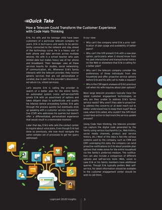 Insights to Deliver a Connected Digital Customer Experience | PDF