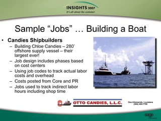 Sage BusinessWorks Job Cost - Take Off The Hardhat | PPT