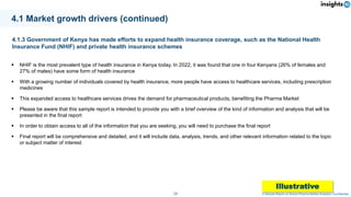 Kenya Pharmaceutical Market Analysis Sample Report 2022 to 2030 | PDF