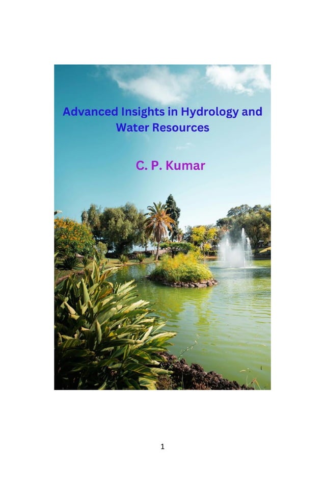 Advanced Insights in Hydrology and Water Resources | PDF