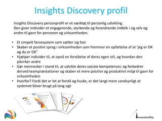 Insights discovery workshop - Innovationcity | PDF