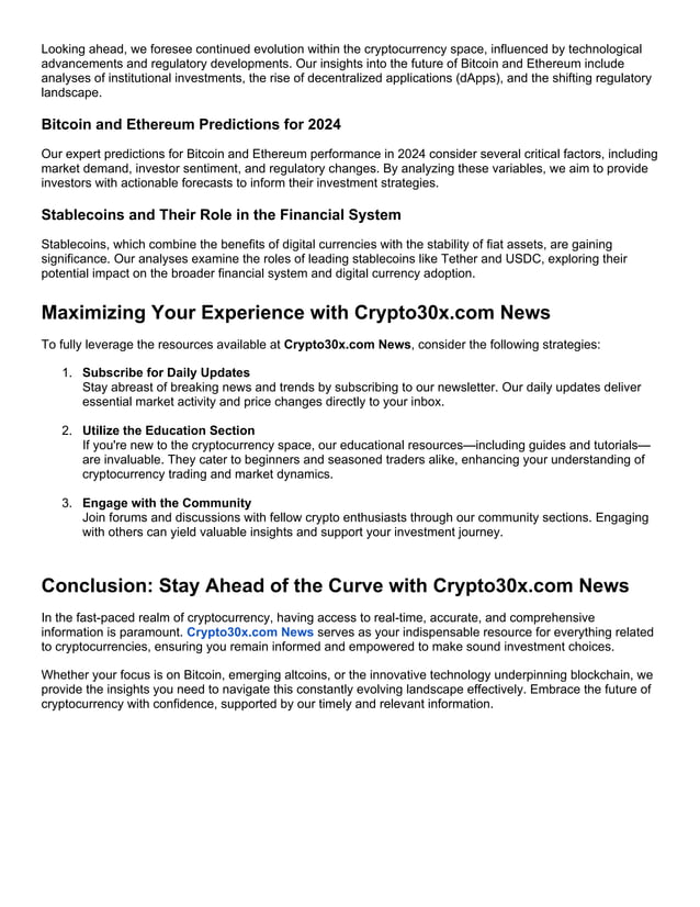 Insights from Crypto30x.com News_ Unveiling the Future of Cryptocurrency.docx
