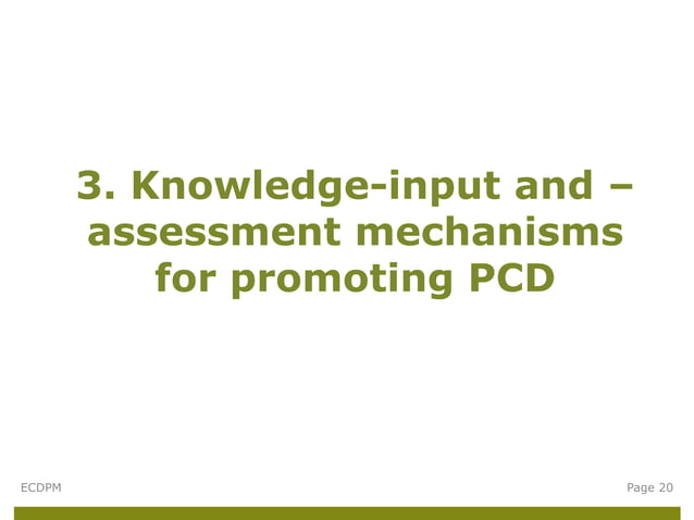 Insights from recent developments in national pcd mechanisms | PPTX ...