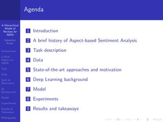 A Hierarchical Model of Reviews for Aspect-based Sentiment Analysis | PDF