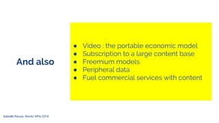 Insights into media APIs | PPT