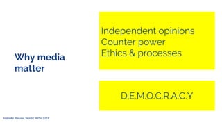 Insights into media APIs | PPT