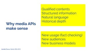 Insights into media APIs | PPT