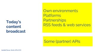 Insights into media APIs | PPT