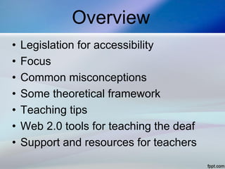 Insights into teaching deaf students ven tesol | PDF
