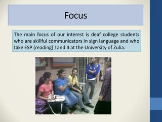 Insights into teaching deaf students ven tesol | PDF