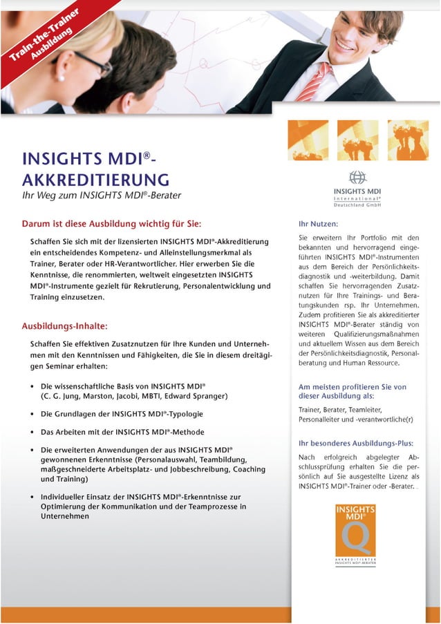 INSIGHTS MDI® Akkreditierung | PDF