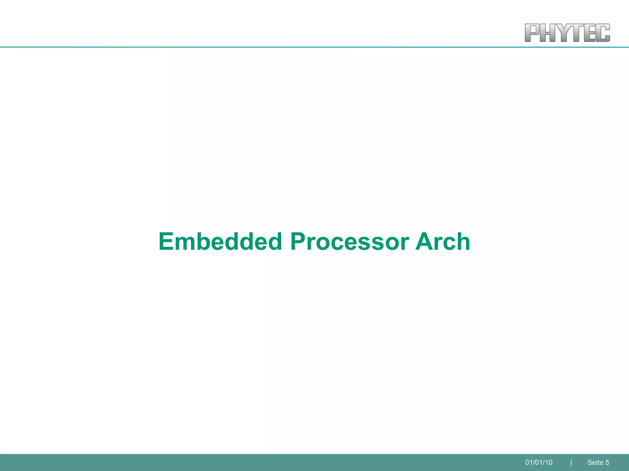 Insights of embedded processors - ARM Architecture | PDF