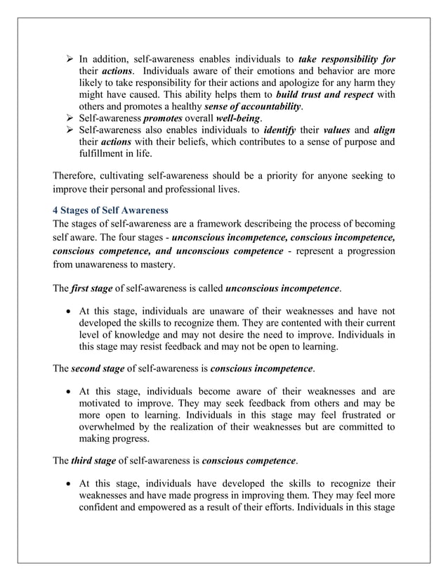 Insights of Self Awareness.pdf