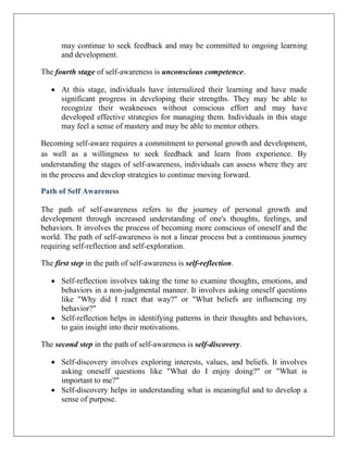 Insights of Self Awareness.pdf