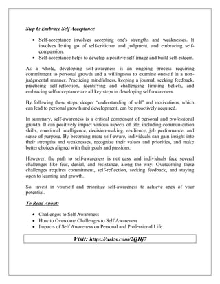 Insights of Self Awareness.pdf