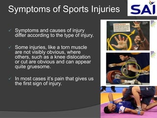Insights of sports injuries and its management | PPTX