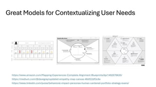 Understanding User Needs and Satisfying Them | PDF