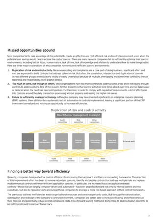 Building control efficiency: Rationalization, optimization and redesign ...