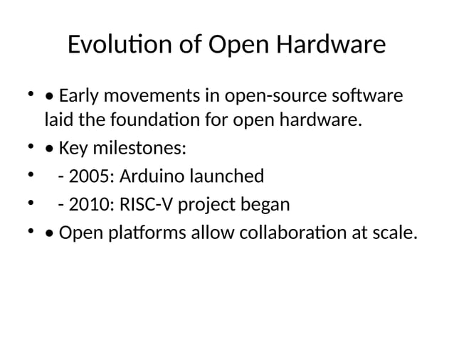 Insightsonopenhardwareandrisc Vpptx 