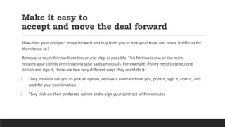 Insights on sales proposal | PPTX | Sales | Business