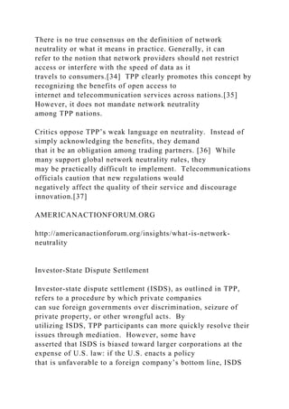 InsightsPrimer The Trans Pacific PartnershipBY JACQUE.docx ...