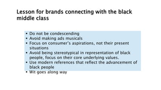 The Black Middle Class Report 2015 | PPTX