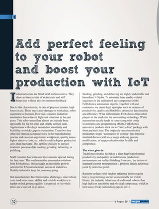 The 10 most innovative robotics companies august 2017 | PDF