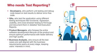 Insights Unveiled Test Reporting and Observability Excellence | PPT