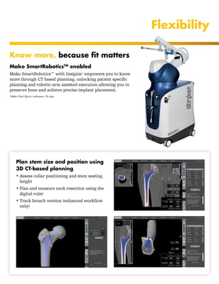 Insignia Design Rationale TKA hip Insignia Design Rationale | PDF