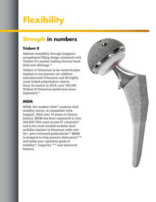 Insignia Design Rationale TKA hip Insignia Design Rationale | PDF