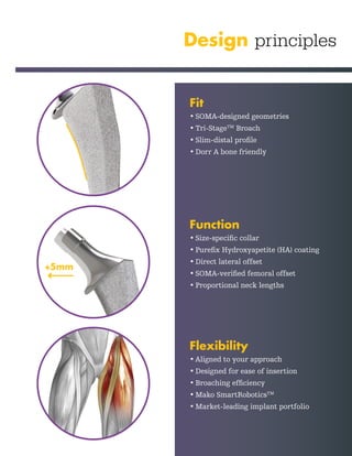 Insignia Design Rationale TKA hip Insignia Design Rationale | PDF