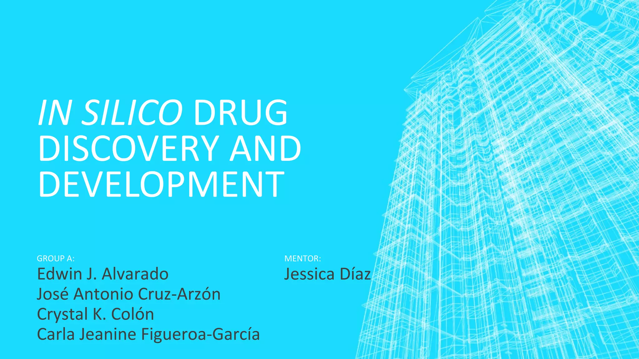 In silico Drug Discovery and Development: Benzene Mapping | PPT