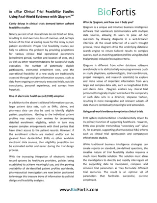 Clinical Trial Feasibility using Healthcare Data | PDF | Technology ...