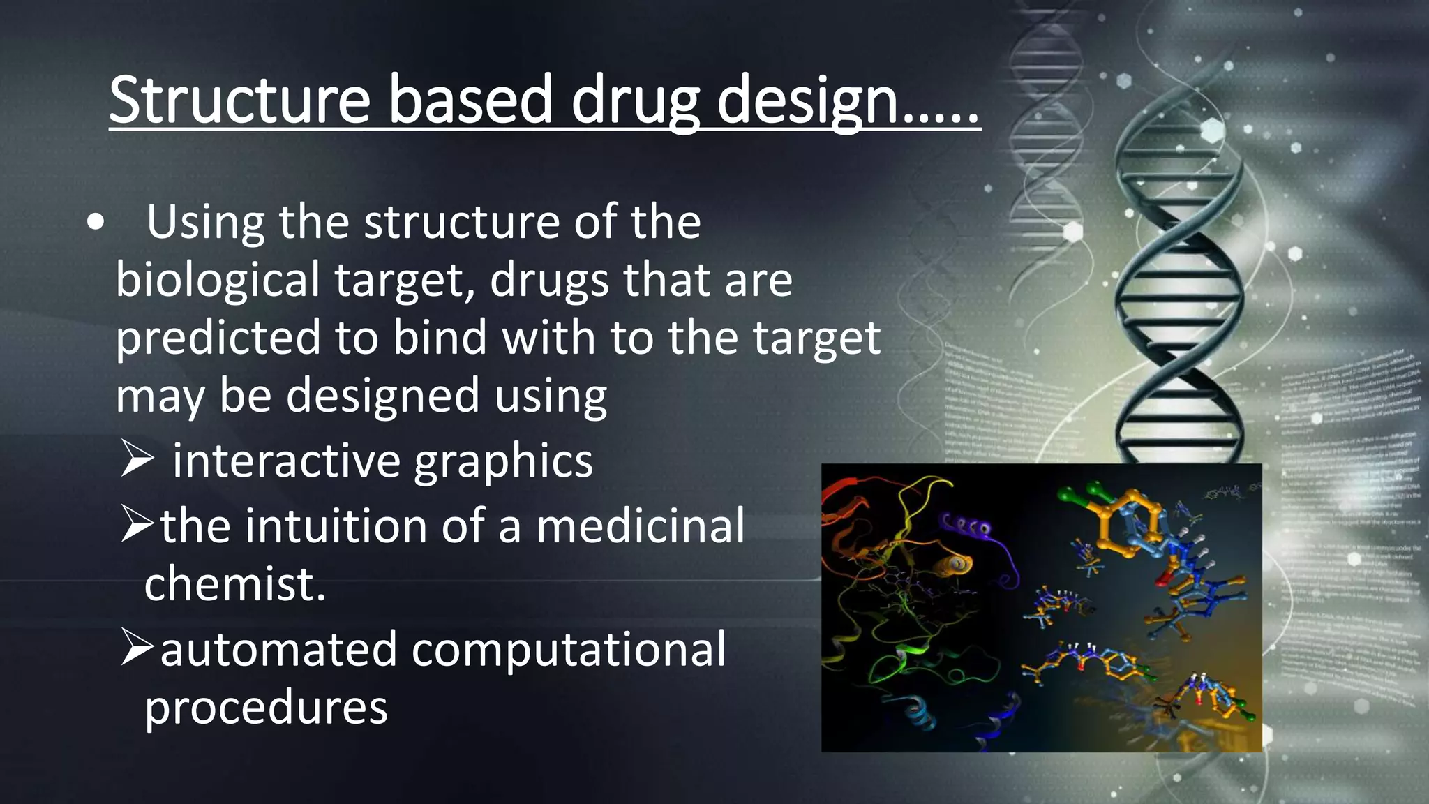 In silico drug desigining | PPTX
