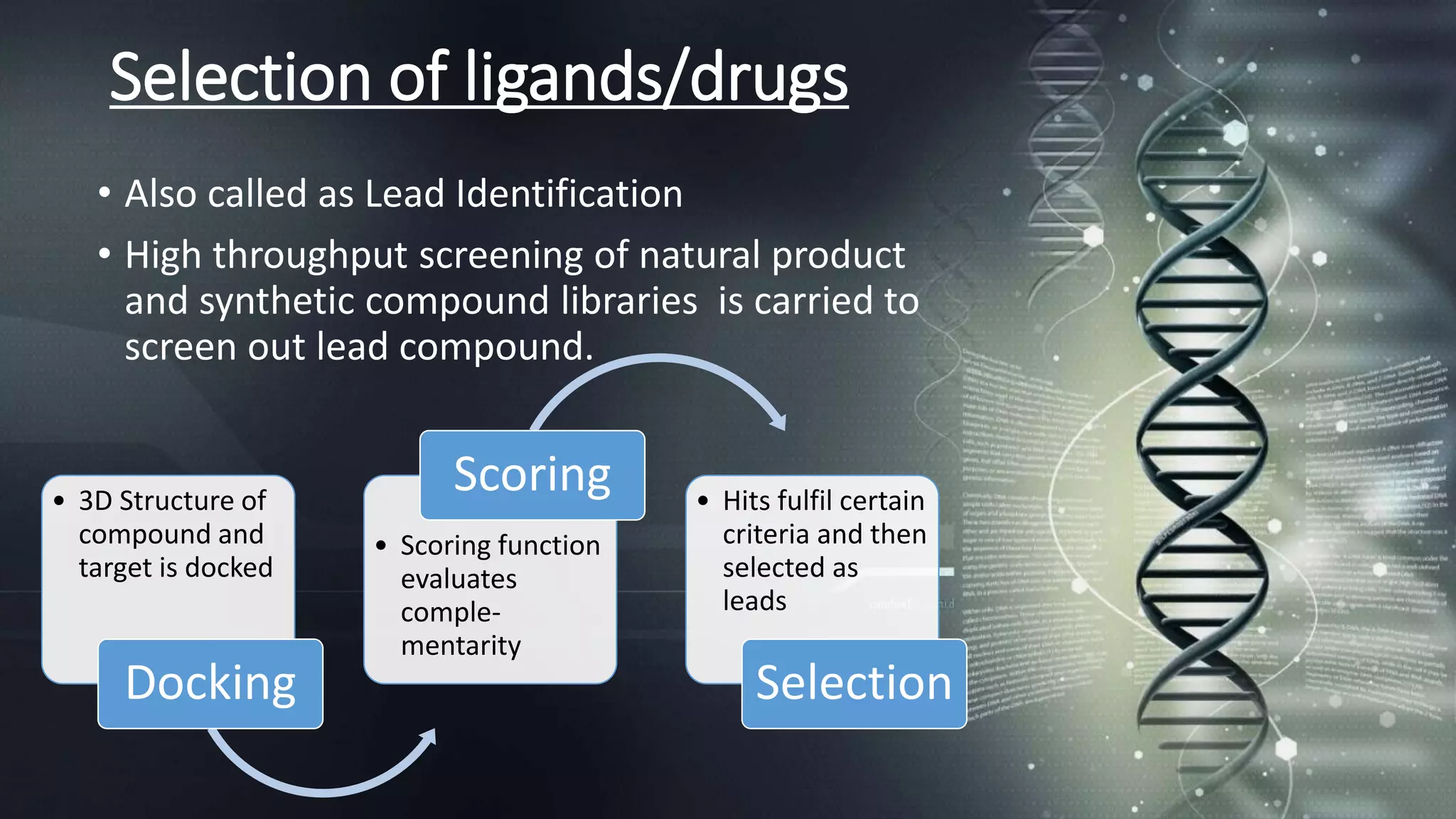 In silico drug desigining | PPTX