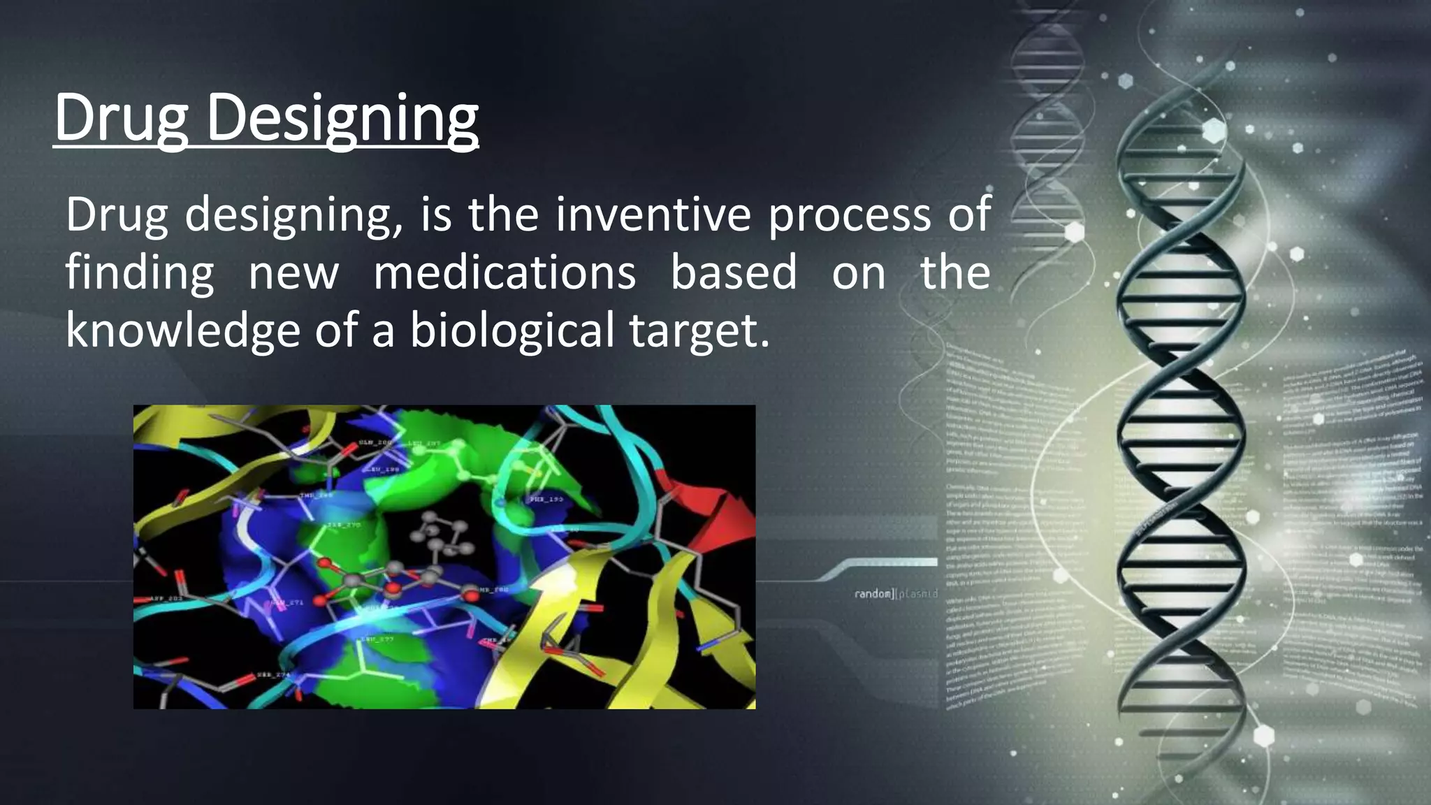 In silico drug desigining | PPTX