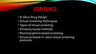 In silico Drug Design in Pharmaceutical chemistry.pptx