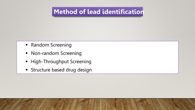 In silico lead discovery technique.pptx | Pharmaceutical Industry ...