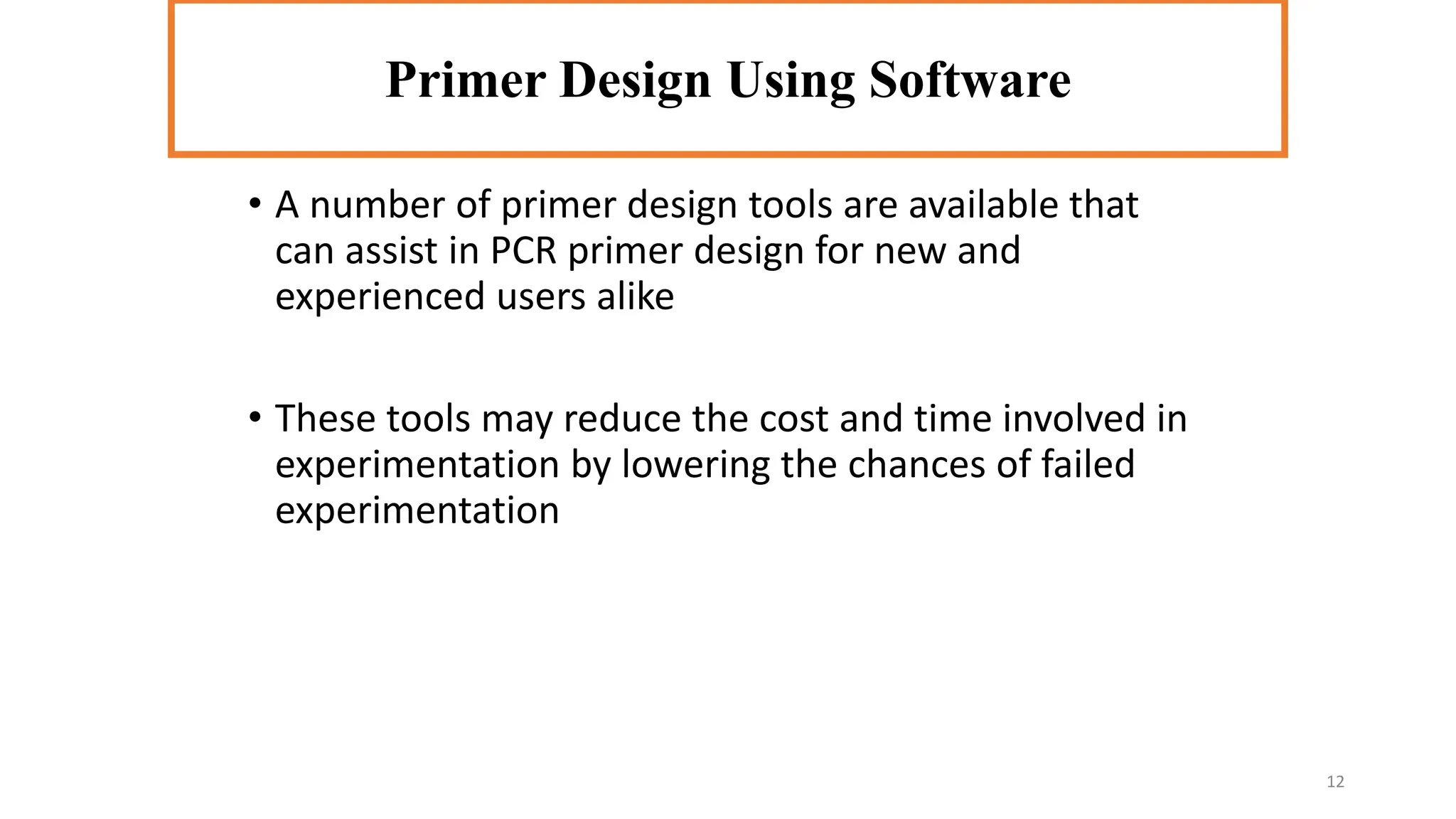 INSILICO_PCR_&_PRIMER_DESIGN_methods.pptx | Biological Sciences | Science