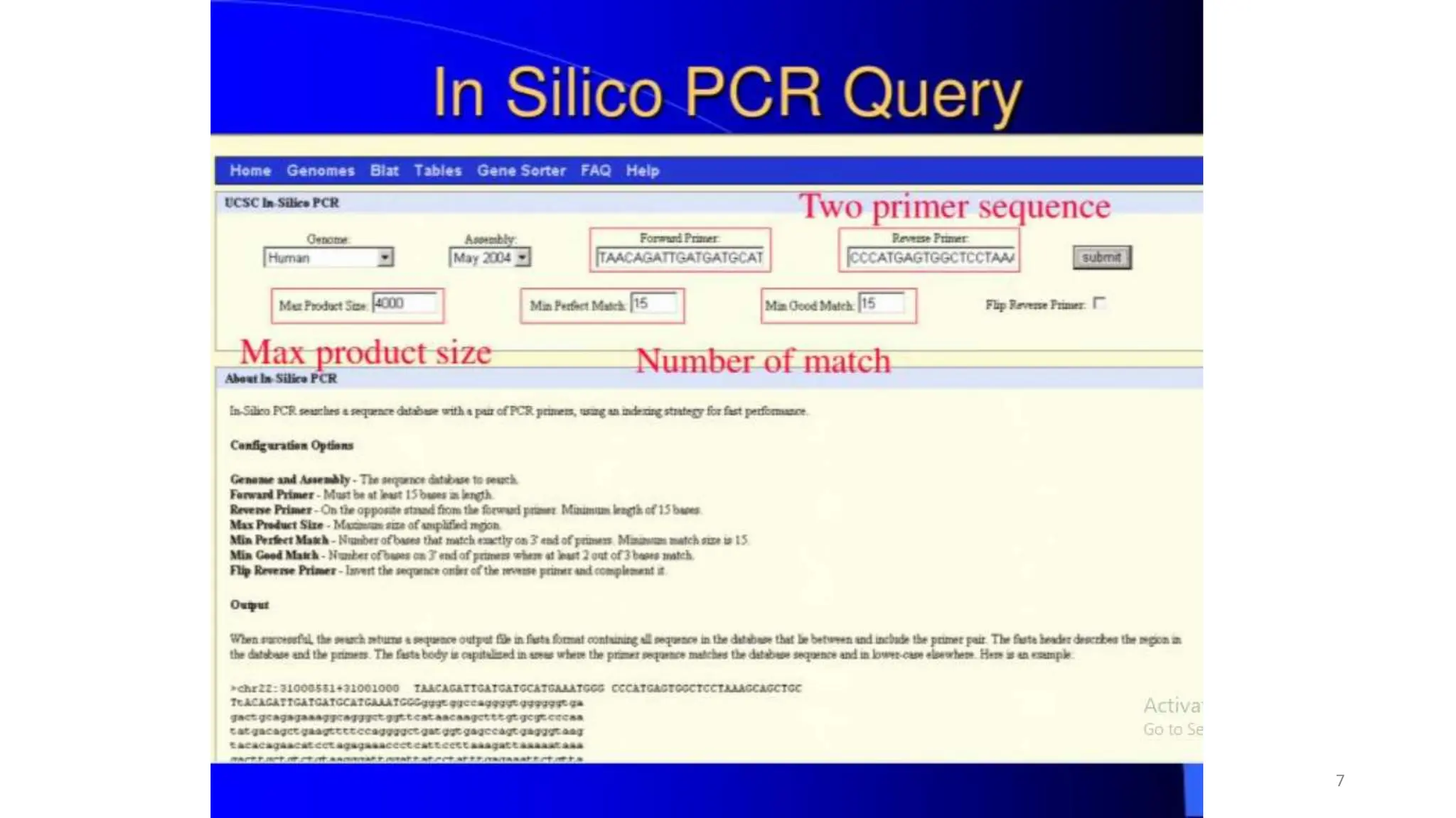INSILICO_PCR_&_PRIMER_DESIGN_methods.pptx | Biological Sciences | Science